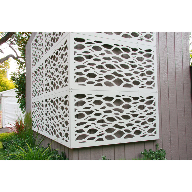 OUTDECO 4 ft. H x 2 ft. W Leafstream Fence Panel | Wayfair