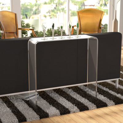 Plastic / Acrylic Console Tables You'll Love in 2019 | Wayfair