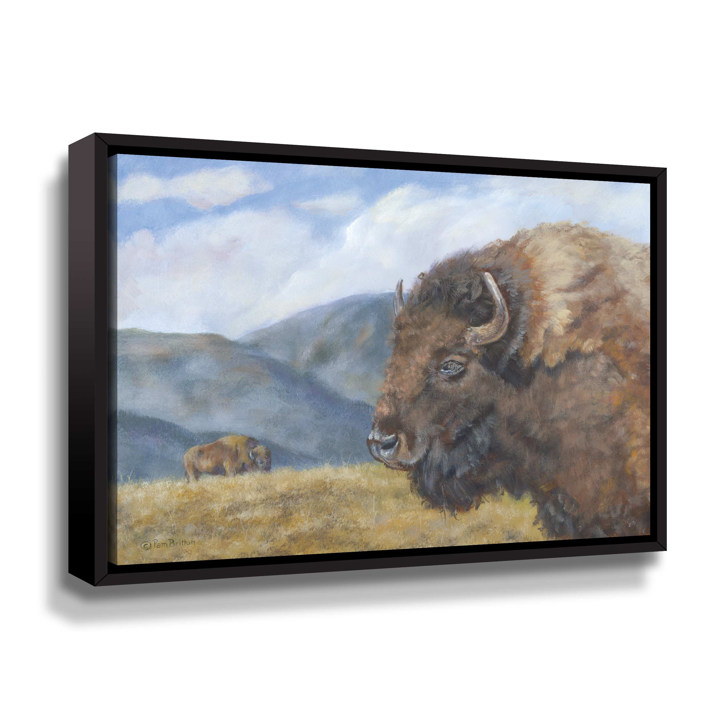 Union Rustic Yellowstone Kings by - Painting on | Wayfair