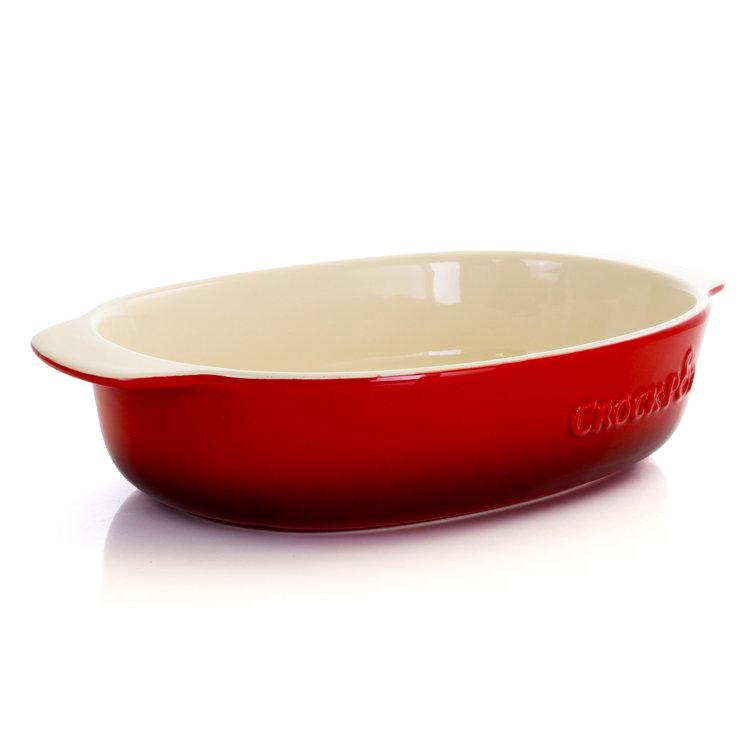 Crock-Pot 2.5 Qt. Stoneware Oval Bake Pan & Reviews | Wayfair