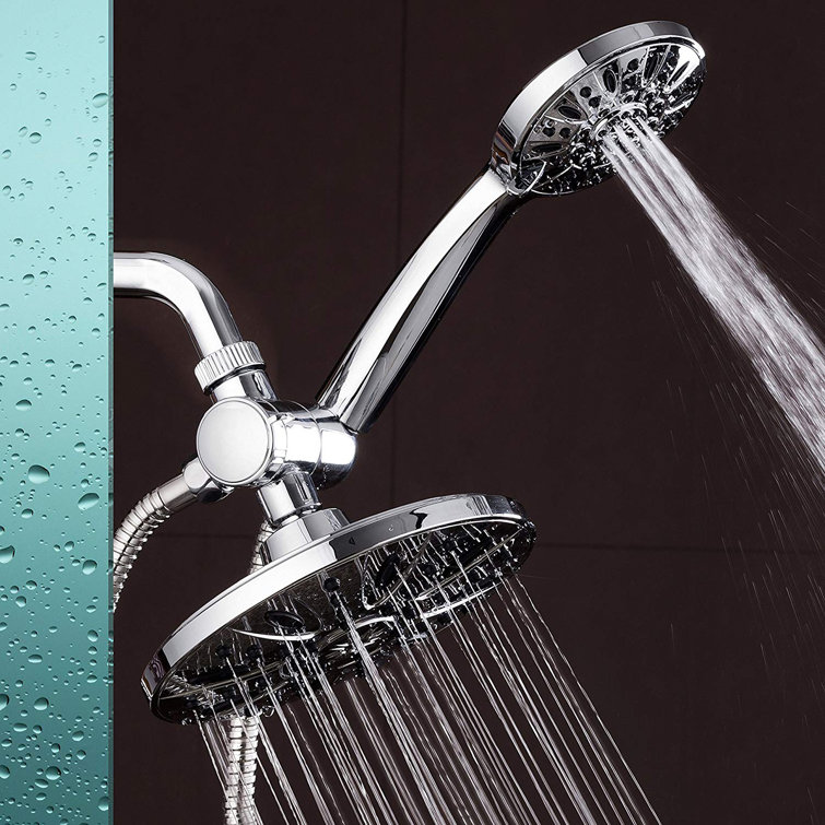 AQDE High Pressure Multi Function Dual Shower Head & Reviews | Wayfair