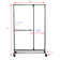 Rebrilliant 46'' Rolling Clothes Rack & Reviews | Wayfair