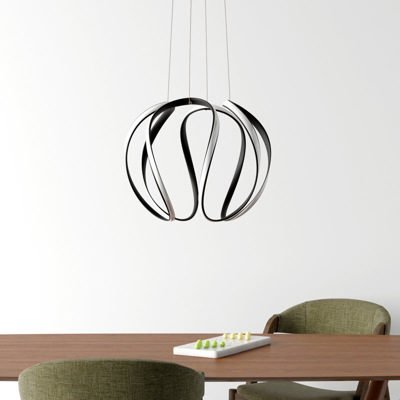 AllModern Dimmable LED Geometric Chandelier & Reviews | Wayfair