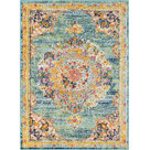 Bungalow Rose Amanah Oriental Area Rug in Beige/Gray/Blue & Reviews ...