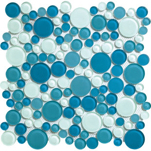 Wayfair | Blue Glass Floor Tiles & Wall Tiles You'll Love in 2023