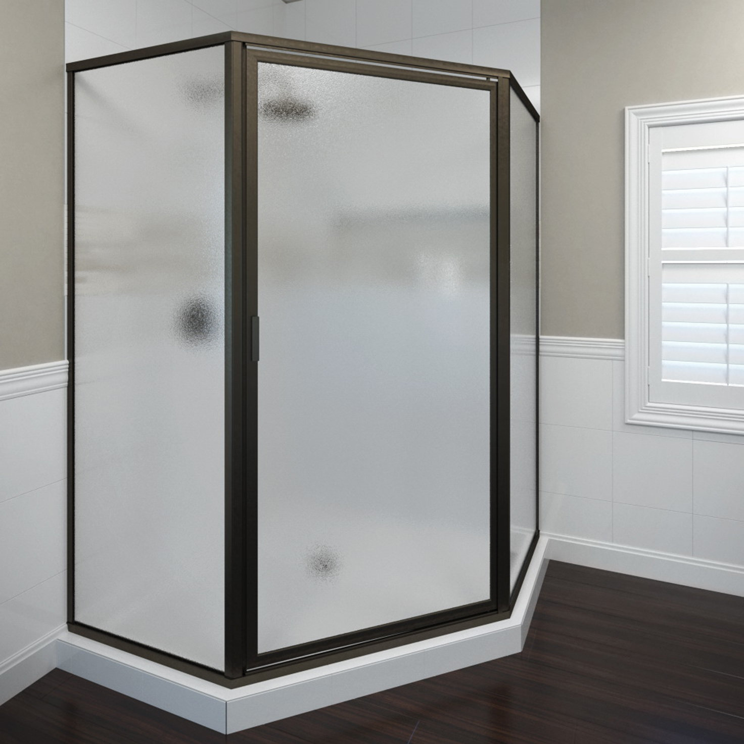 Basco Deluxe 68.6" H Framed Neo-angle Shower Enclosure | Wayfair