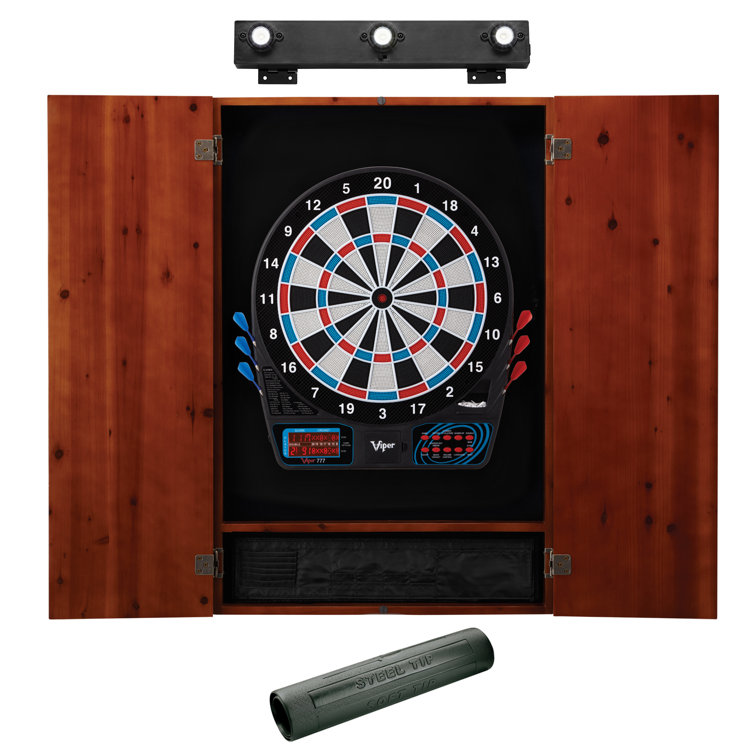 Viper Padded Dart Mat Electronic Dartboard and Cabinet Set with Darts ...