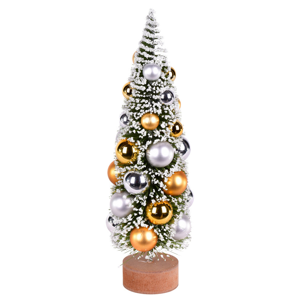 The Holiday Aisle® Vickerman Vintage Tabletop Frosted Artificial Chri ...