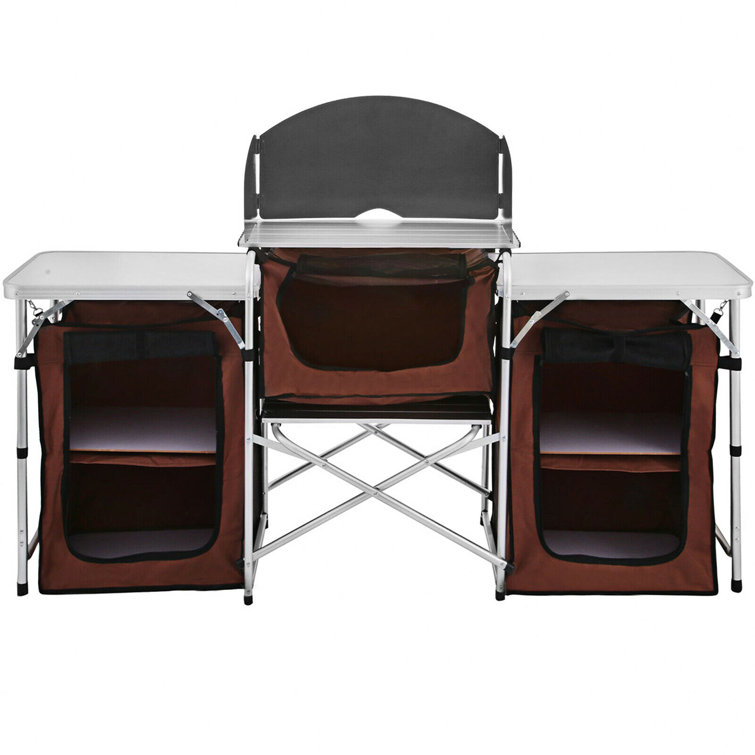 VEVOR Camping Kitchen Table Folding Portable Tent & Reviews | Wayfair