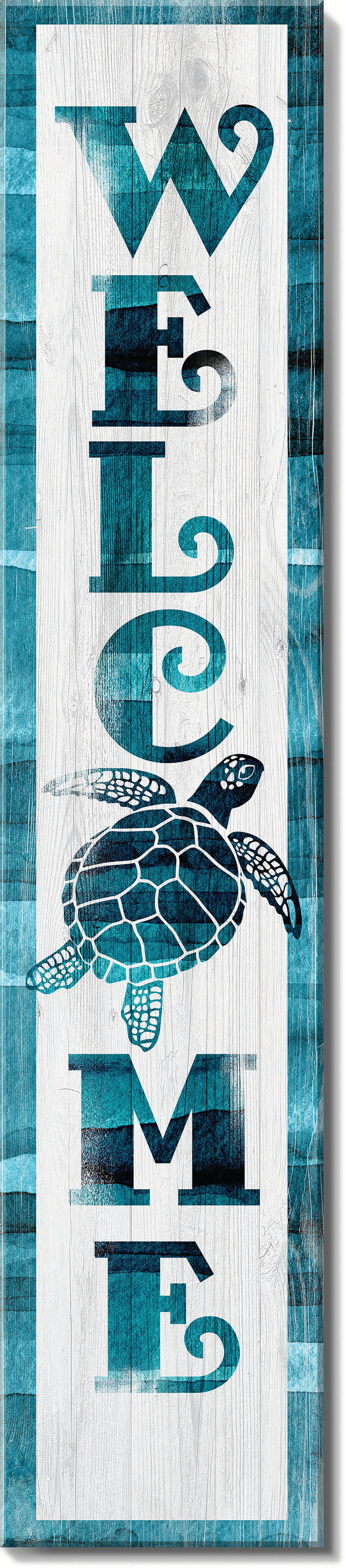 Bay Isle Home WELCOME SEA TURTLE PORCH SIGN | Wayfair