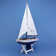 Handcrafted Nautical Decor Wooden It Floats Floating Model Sailboat ...