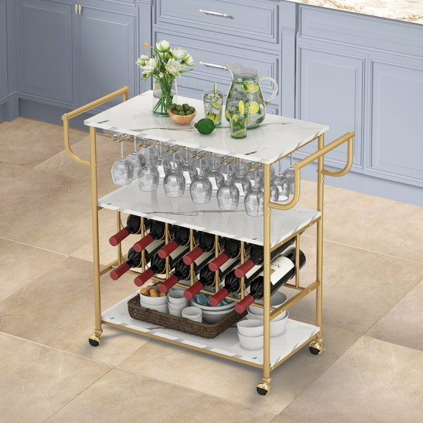 Rolling-food-serving-cart | Wayfair