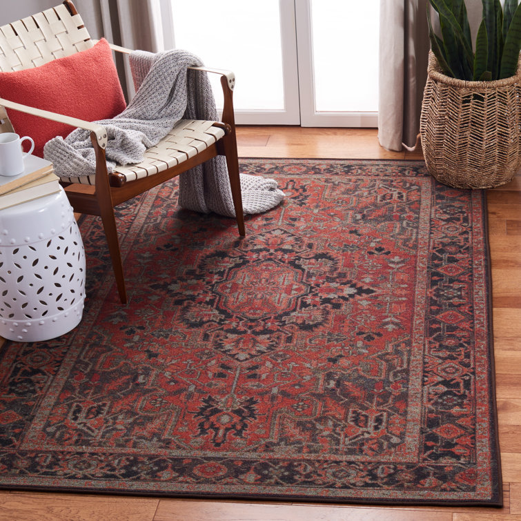 Mistana™ Adalia Oriental Red Area Rug & Reviews | Wayfair