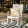 Brambly Cottage Wooden White Wash Rocking Chair Indoor/Outdoor ...