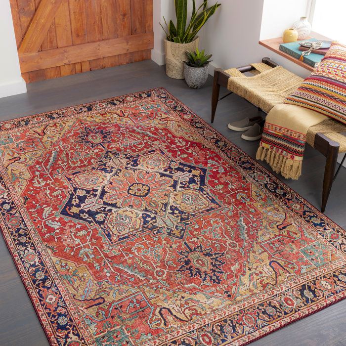 Langley Street Fleckenstein Oriental Rust Area Rug & Reviews | Wayfair