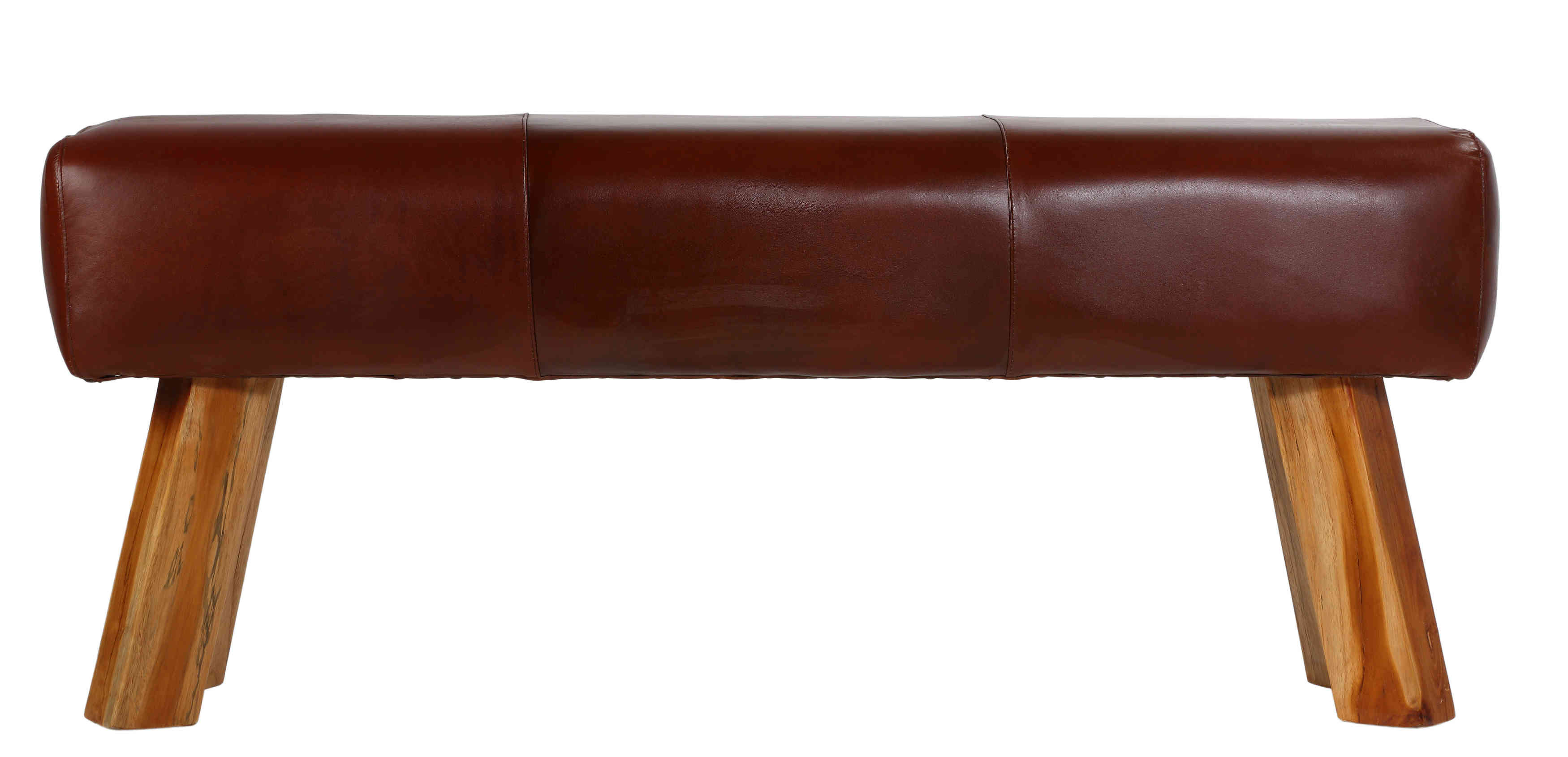 Red Barrel Studio® Genuine Leather Bench | Wayfair