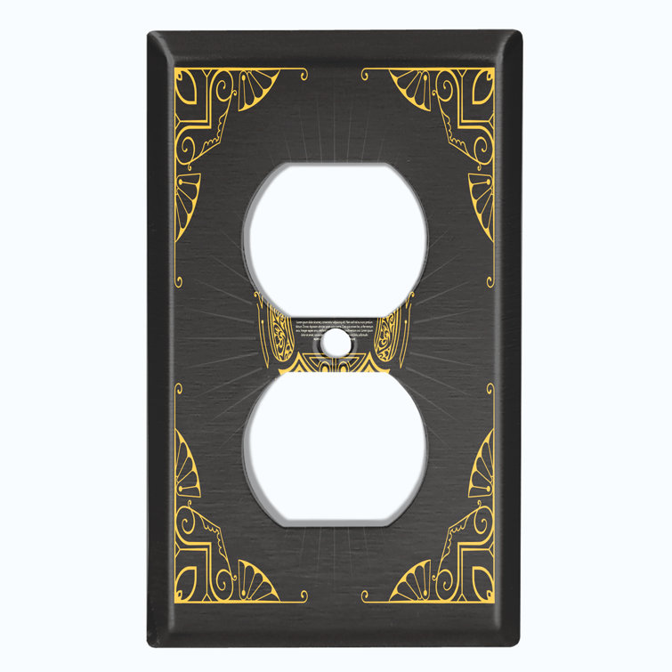 WorldAcc 2-Gang Duplex Outlet Wall Plate | Wayfair