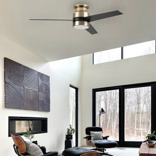 Wayfair | Indoor Large Room Ceiling Fans With Lights You'll Love in 2022
