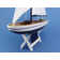 Handcrafted Nautical Decor Wooden It Floats Floating Model Sailboat ...