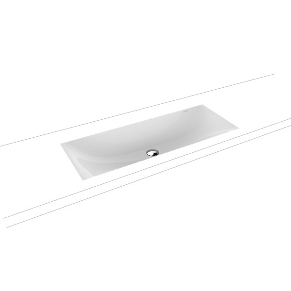 Kaldewei Pergamon Metal Rectangular Under Counter Basin Bathroom Sink ...