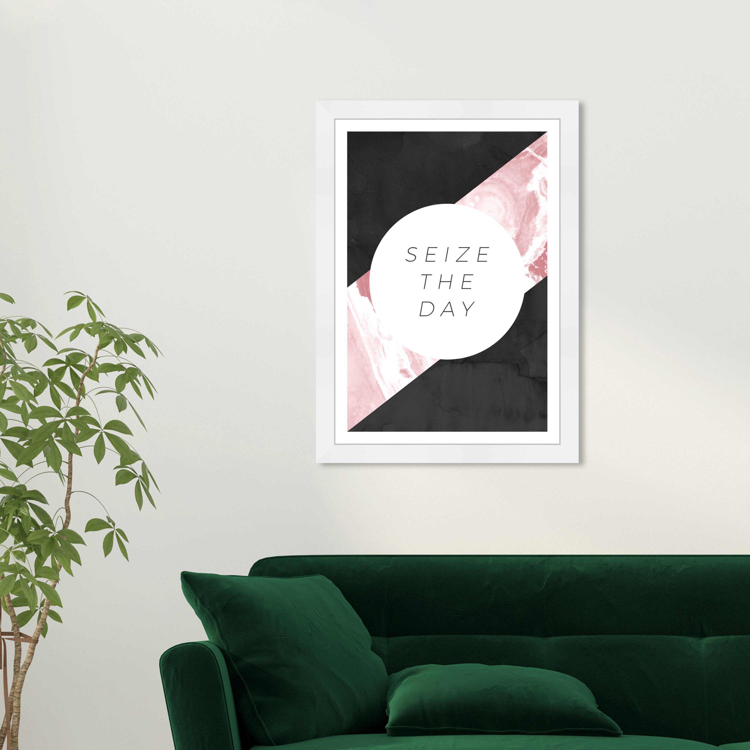 Mercer41 Seize The Day Inspirational Quotes - Picture Frame Graphic Art ...