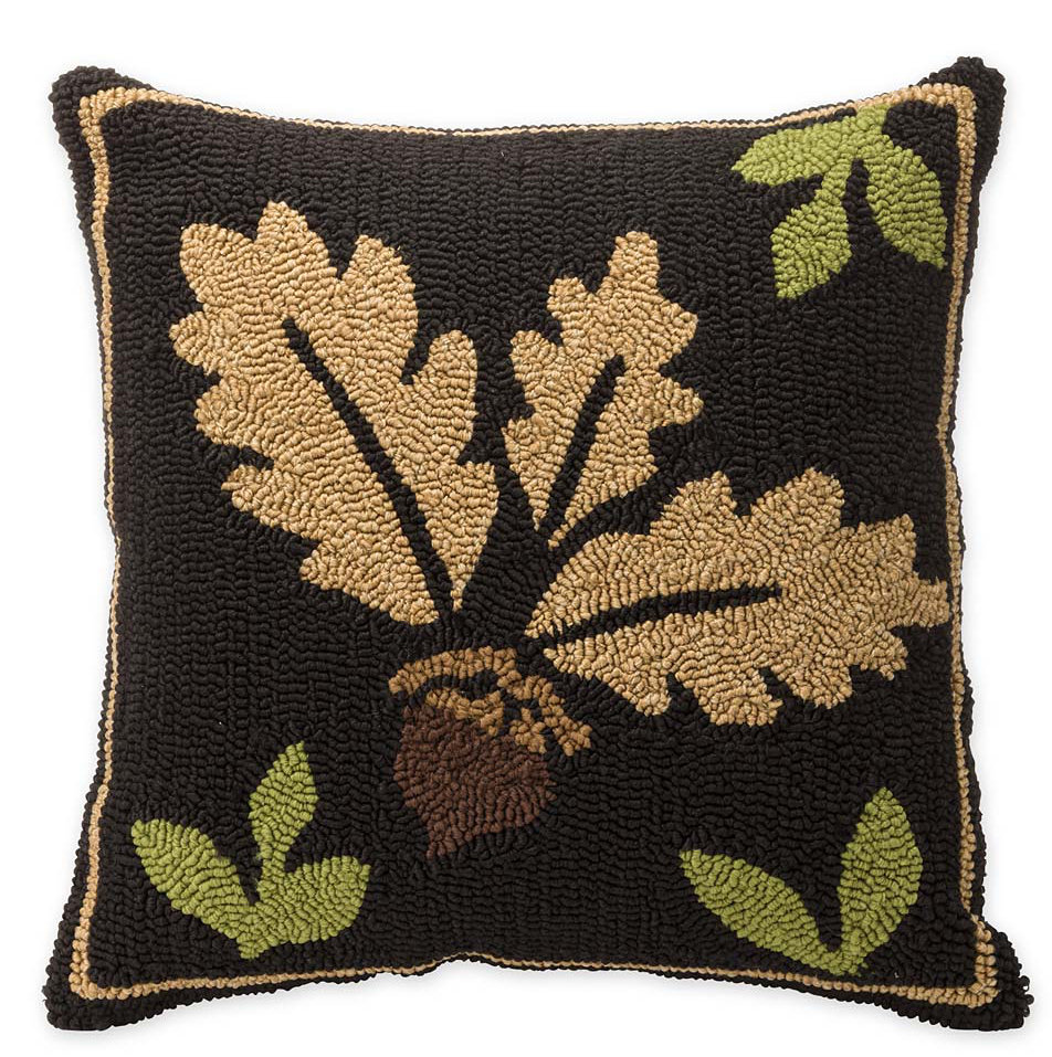 Plow & Hearth Woodland Acorn Outdoor Throw Pillow & Reviews | Wayfair