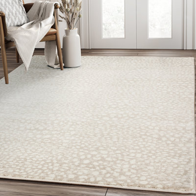 Dakota Fields Abstract Area Rug in Cream & Reviews | Wayfair
