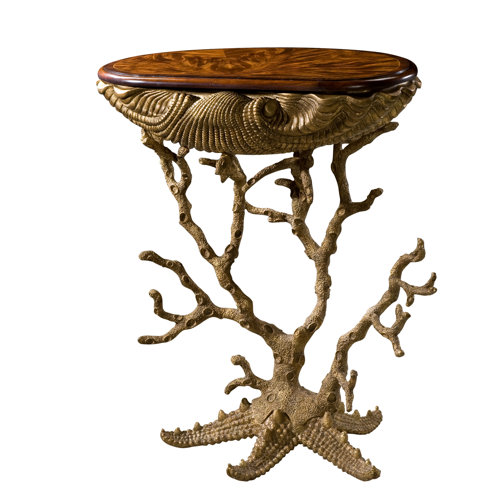 Theodore Alexander Gilt Grotto End Table | Perigold