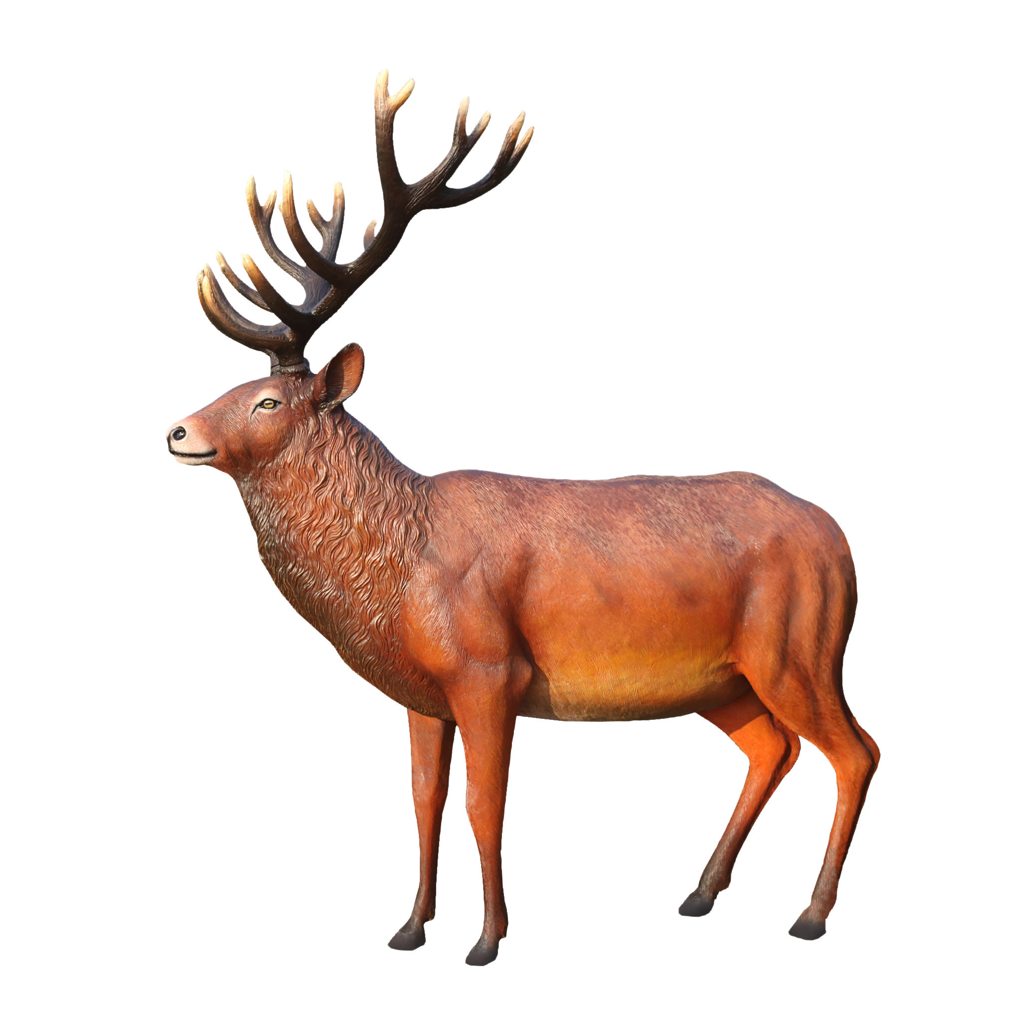 Design Toscano Grand-Scale Red Deer Buck Statue & Reviews | Wayfair