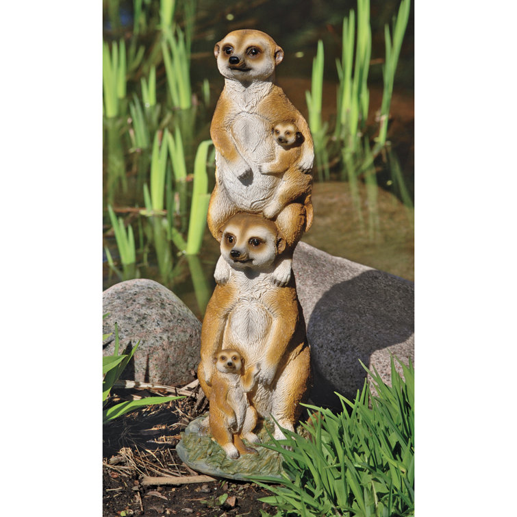 Design Toscano Meerkat Generations Garden Statue & Reviews | Wayfair.ca