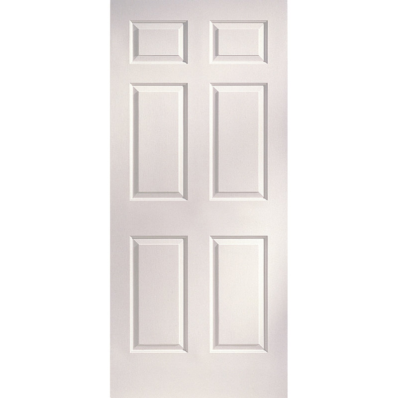 Verona Home Design Porte standard en bois manufacturé à panneau massif ...