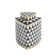 Brayden Studio® Ceramic Black/White Checkered Jar & Reviews | Wayfair