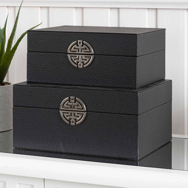 Leather Quilt Boxes | Wayfair.co.uk