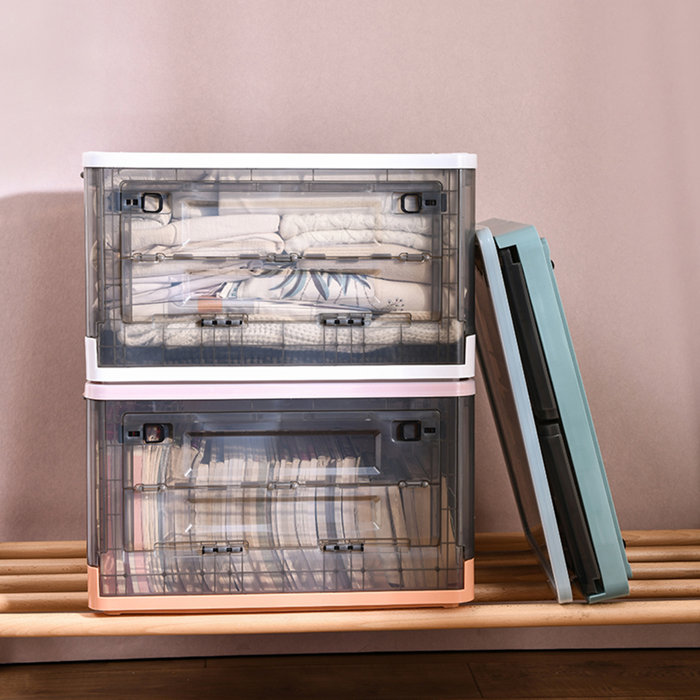 Rebrilliant Storage Bins Collapsible Container Stackable Thicken ...