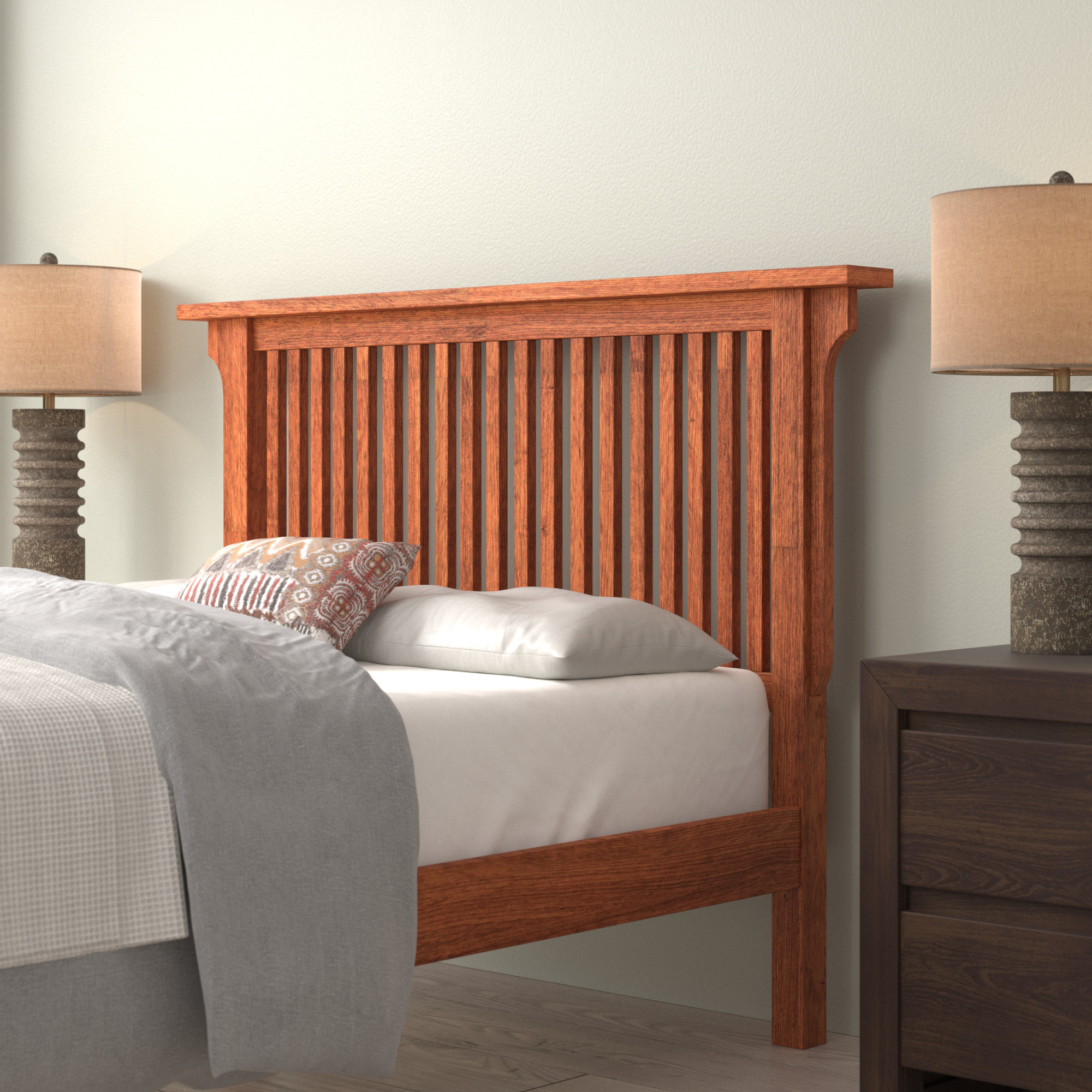 Loon Peak® Kristin Solid Wood Headboard & Reviews | Wayfair