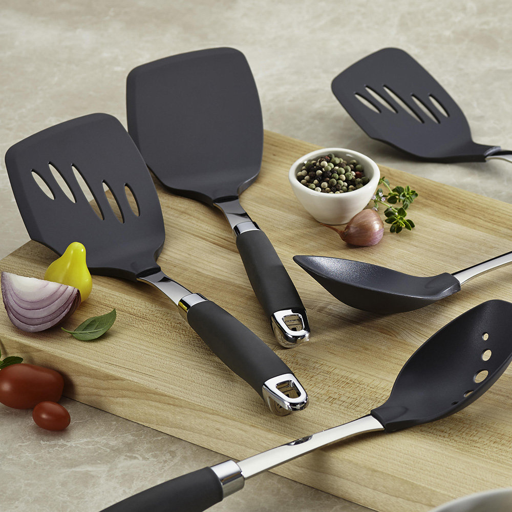 Anolon Tools and Gadgets SureGrip Nonstick Kitchen Utensil Set, 6-Piece ...