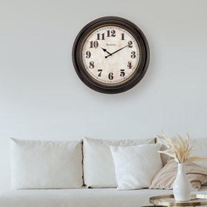 Charlton Home® Welles Wall Clock & Reviews | Wayfair