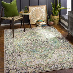 Wayfair | 5' x 8' Green Area Rugs You'll Love in 2022