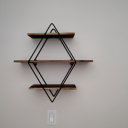 Steelside™ Alaina 3 Piece Diamond Wood Floating Shelf & Reviews | Wayfair