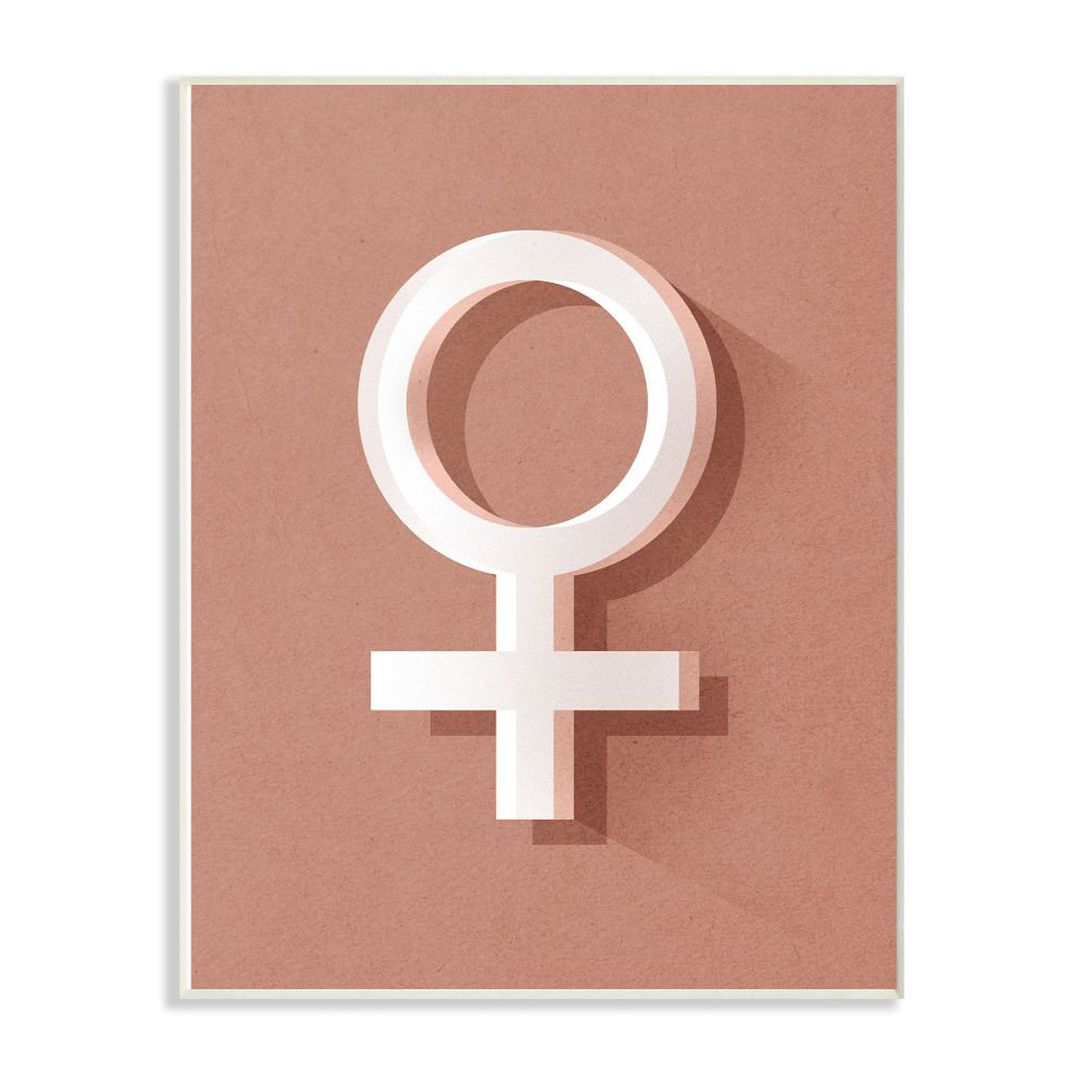 Ebern Designs Female Symbol by Daphne Polselli - Textual Art | Wayfair