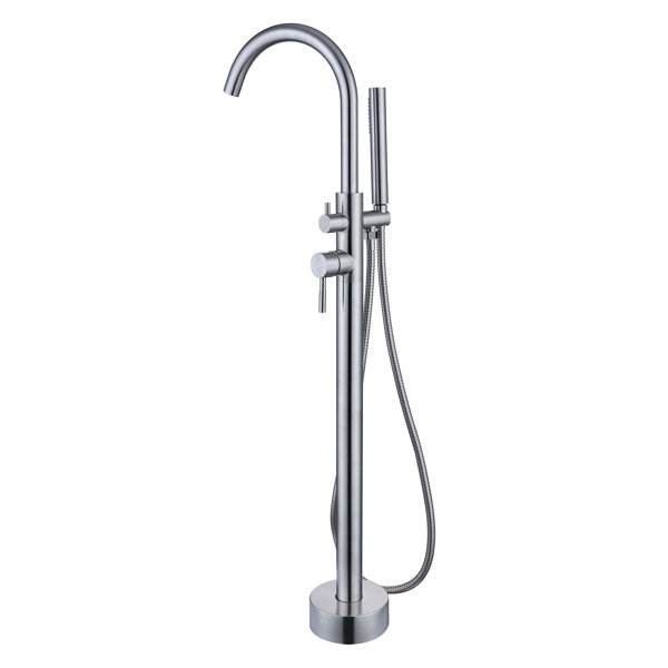 Averen Inc Kebo Double Handle Floor Mounted Freestanding Tub Filler ...