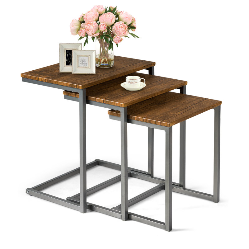 Ebern Designs Boxworth 3 Piece Nesting Tables | Wayfair.ca