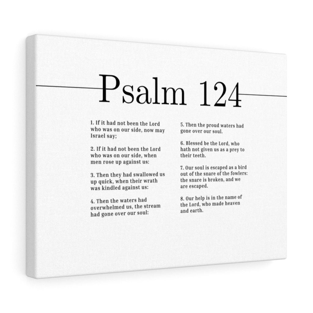 Trinx Is in the Name of The Lord Psalm 124 Christian Wall Art Bible ...