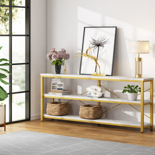 Wayfair | Gold Console Tables You'll Love in 2022
