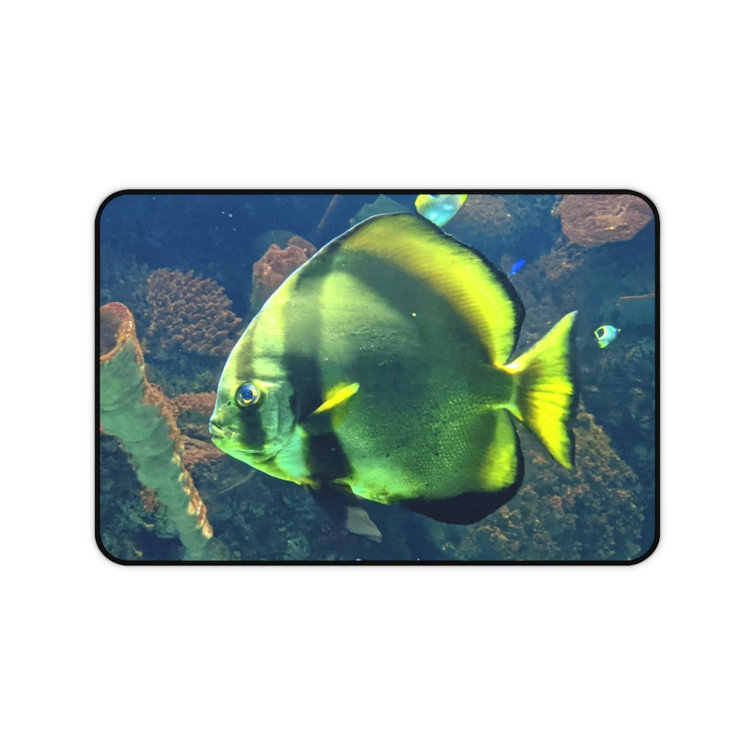 East Urban Home Zebulah Fish Desk Pad | Wayfair