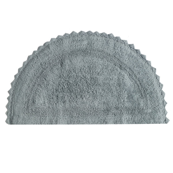 Red Barrel Studio® Crochet Triangle Lace Bath Rug | Wayfair