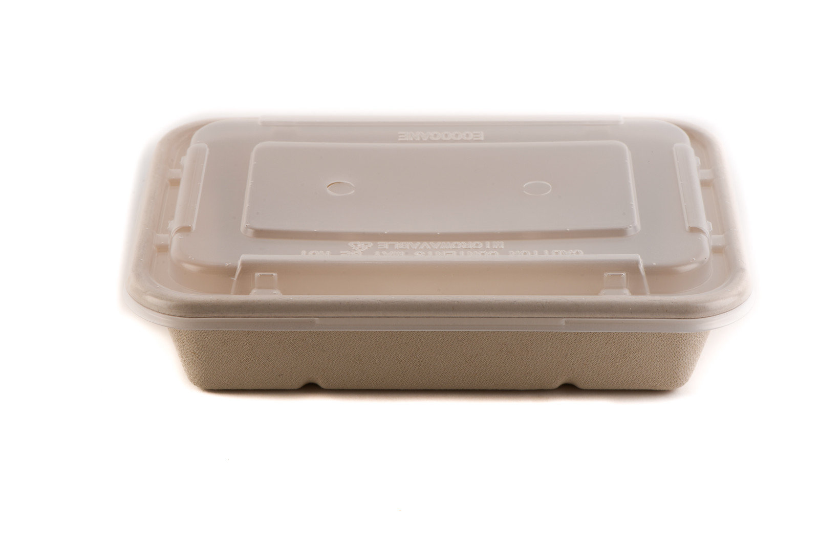 Prep & Savour 29oz Rectangular Compostable Serving Bowls with Lids ...