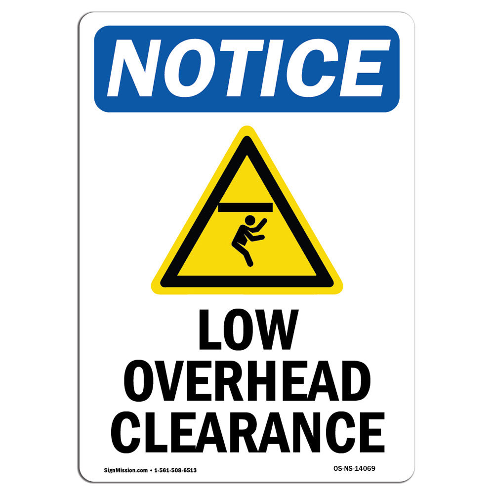 SignMission Low Overhead Clearance Sign with Symbol | Wayfair