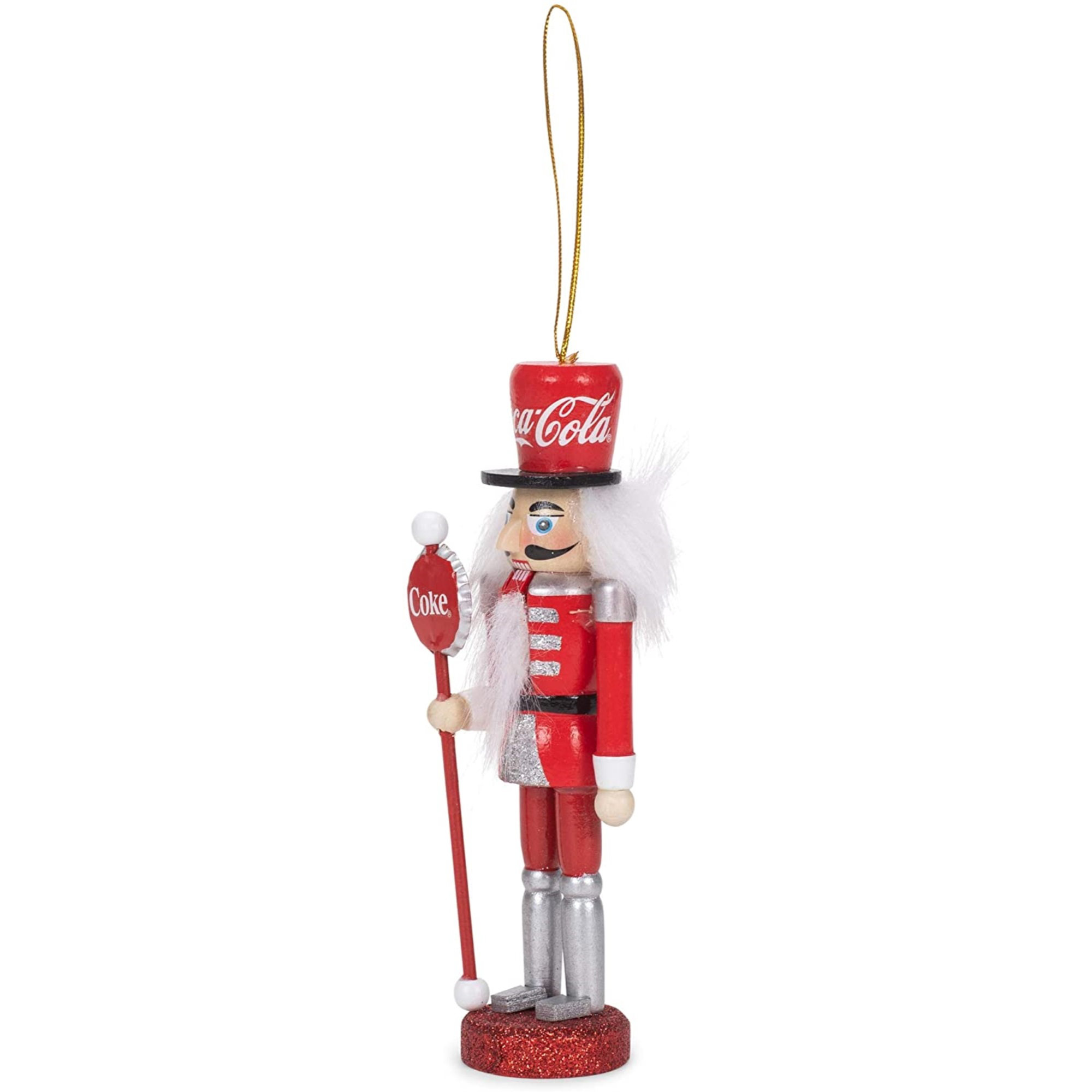 Kurt Adler Coca-Cola Nutcracker Christmas Tree Hanging Figurine ...