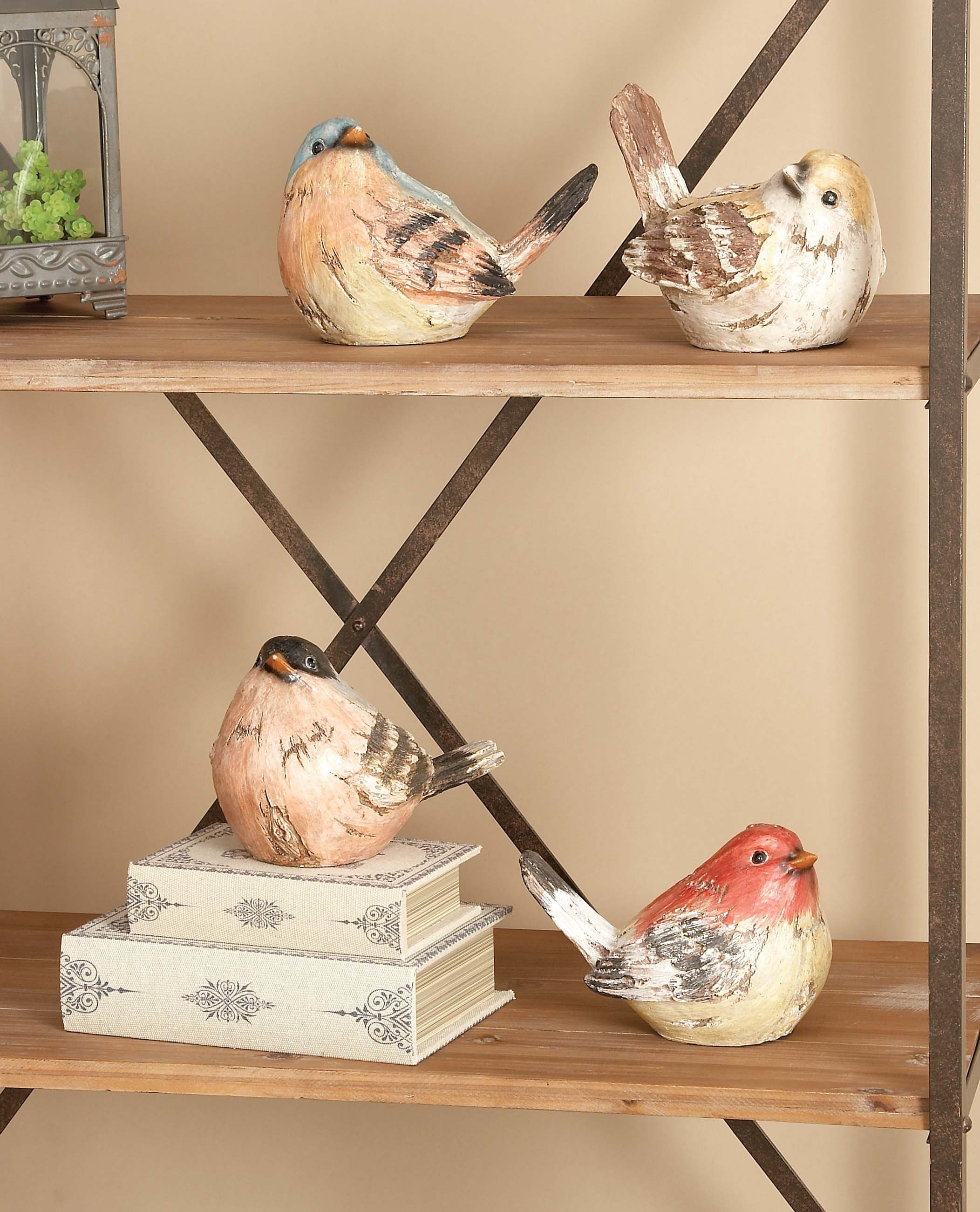 August Grove® Esther 4 Piece Polystone Birds Figurine Set & Reviews ...